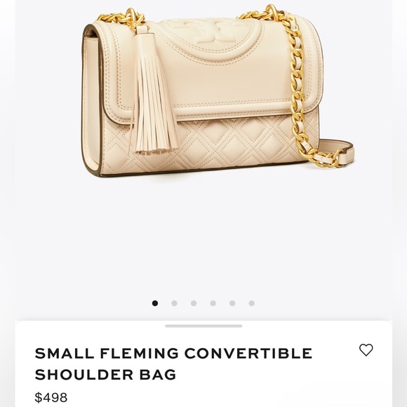 Tory Burch | Bags | Tory Burch Small Fleming Convertible Shoulder Bag ...